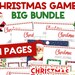 Christmas Party Games BIG BUNDLE, Christmas Games Kids, Christmas ...