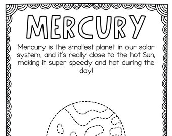 9 planets coloring pages