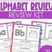 Alphabet Review Printable for Kindergarten - Etsy