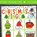 Christmas Bingo for Classroom Game Preschool Kindergarten (10 Cards) - Etsy