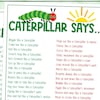 The Very Hungry Caterpillar Number Review Printable 1-20 - Etsy