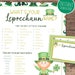 What's Your Leprechaun Name Leprechaun Party Games Name Tag St. Patrick ...