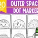 Outer Space Dot Marker Printable - Etsy