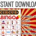 Circus Bingo Cards for Kids, Circus Bingo Birthday Party, Circus ...