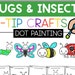 Q-tip Painting Bugs and Insects Craft - Etsy