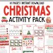 Christmas Party Games BIG BUNDLE, Christmas Games Kids, Christmas ...