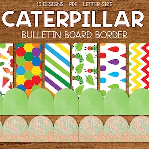 The Ultimate Hungry Caterpillar Bulletin Board Borders Mini Bundle | 15 ...