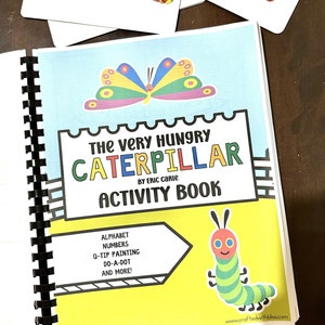 The Very Hungry Caterpillar Activity Book (100+ Pages) Eric Carle Book ...
