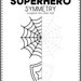 10 Superhero Symmetry for Kids, Drawing Challenge for Early Finishers ...