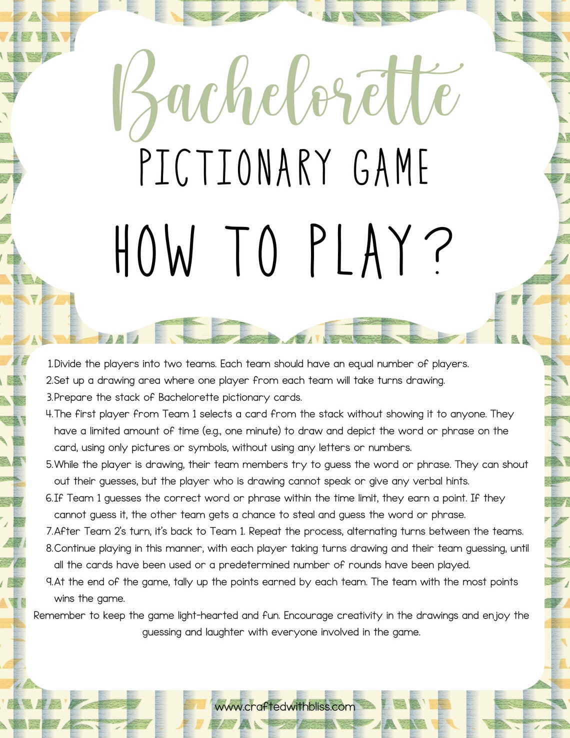 The Ultimate Bachelorette Pictionary Game 64 Cards Ice Breaker Games ...