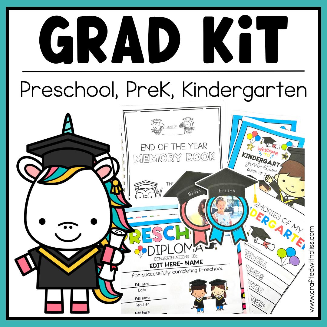 Kindergarten Graduation Kit Preschool Prek Special Education Gifts ...