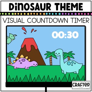 Dinosaur Visual Timer Countdown Classroom Management Tool Transition ...