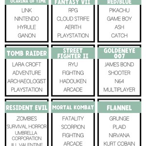 90's Theme Taboo Party Game 150 Card Fun Friday Ice Breaker Brain Break ...