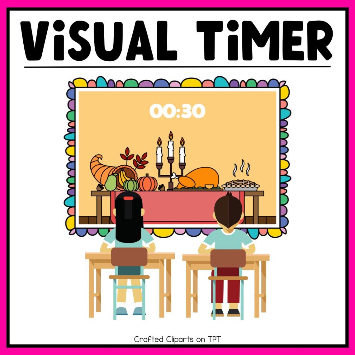 Year Round Visual Timer Countdown Classroom Management Tool Mega Bundle ...