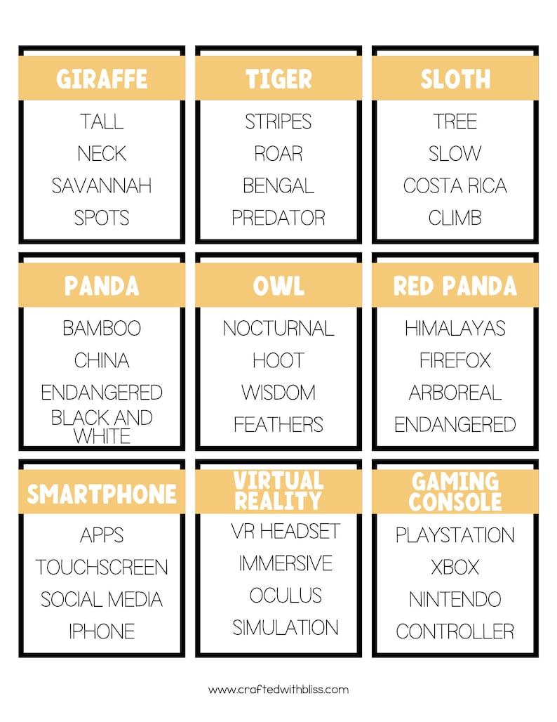 Teens Taboo Party Game 150 Cards Fun Friday Ice Breaker Brain Break ...