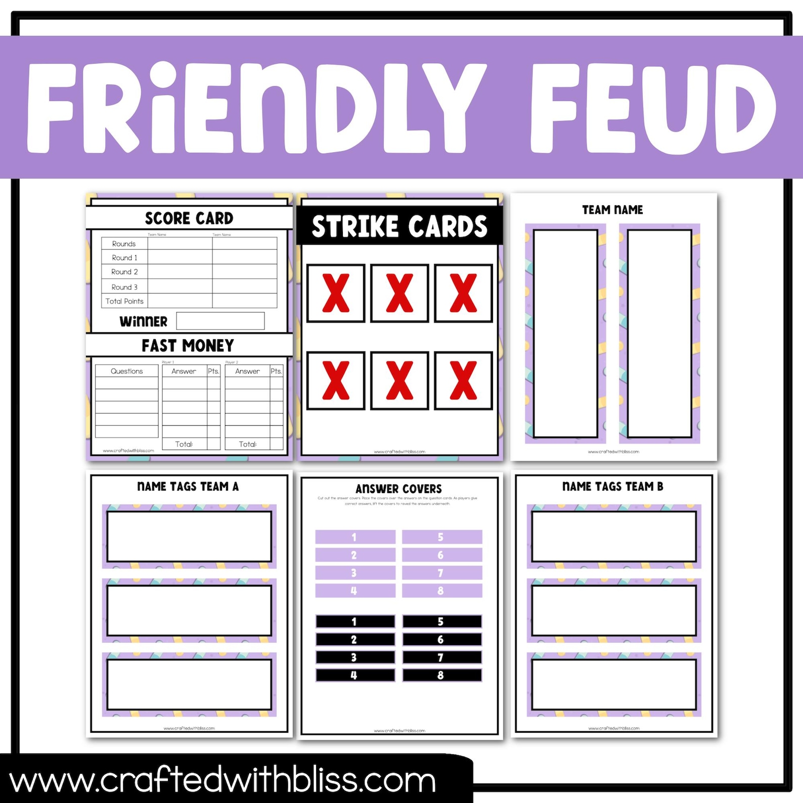 Hospital Party Game Friendly Feud 50 Cards Medical Party Game Night Ice ...