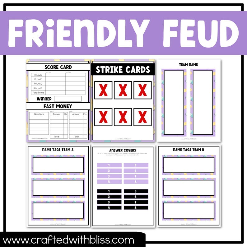 Hospital Party Game Friendly Feud 50 Cards Medical Party Game Night Ice ...
