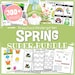 April Preschool-kindergarten Bundle, Easter Spring Kindergarten ...