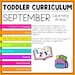 September Toddler Curriculum Activities and Printable 2-3 Yo Homeschool ...