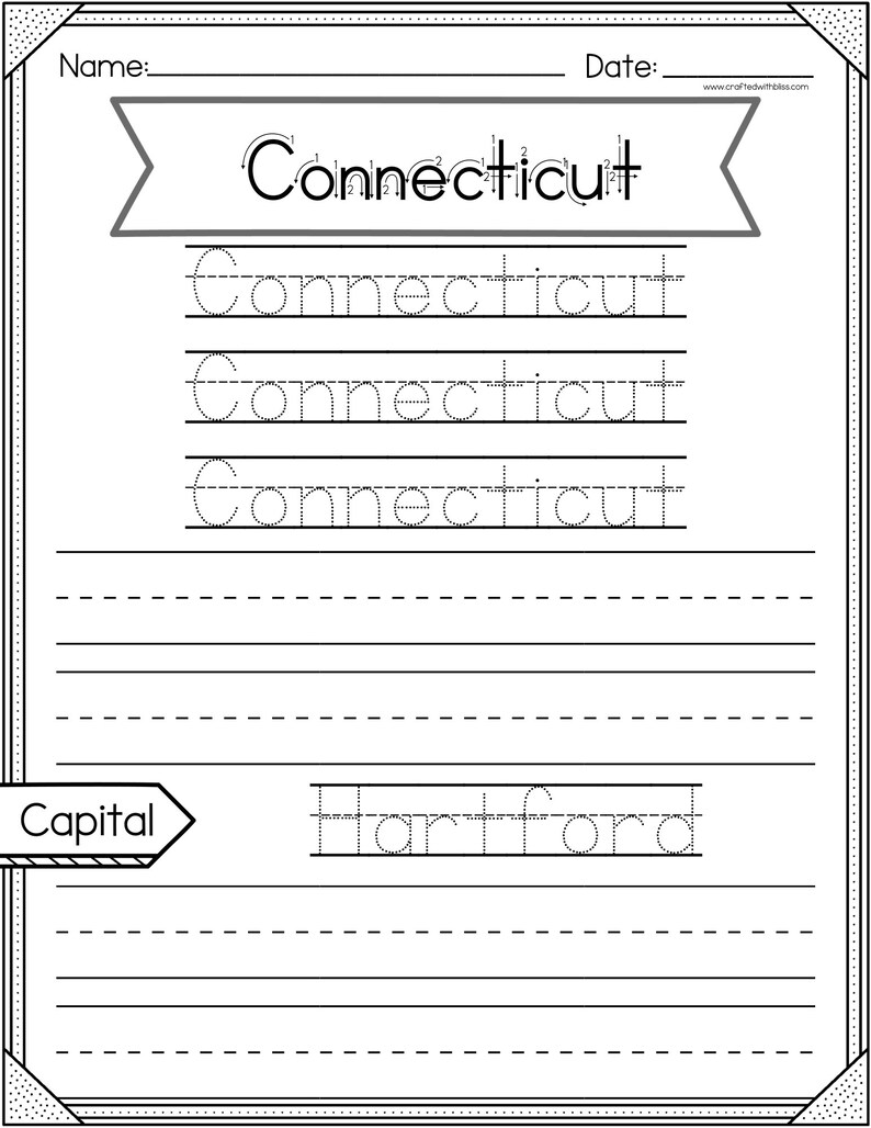 50 States Trace And Write Activity Homeschool US States Geography Etsy 50-states-trace-and-write-activity-homeschool-us-states-geography-etsy