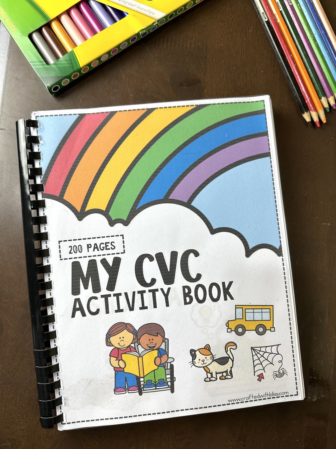 My CVC Activity Book (150+ Pages) | Homeschool | Kindergarten | Literacy Center - Etsy