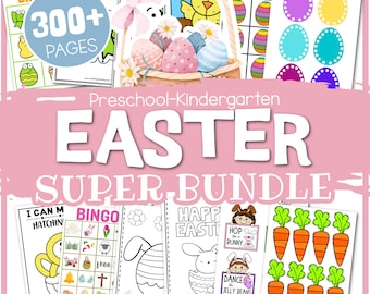 Spring Preschool-kindergarten Bundle, April Kindergarten Activities ...