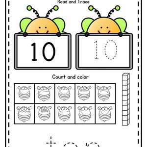 Busy Bee Printable Pack for Pre-k: Explore Literacy, Math, and STEM ...