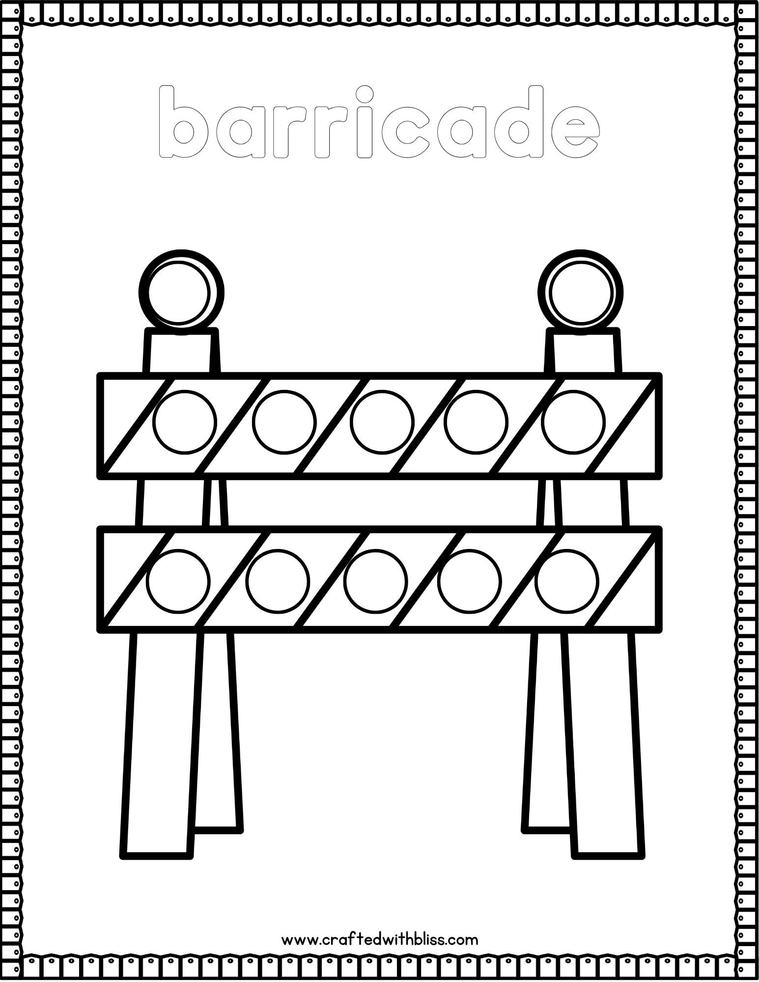 Construction Dot Marker Activity, Construction Do-a-dot Marker Fine ...