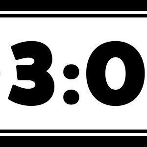 18 Black Border Digital Countdown Timers Classroom Management Tool ...