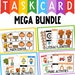 All Year Task Cards Math and Literacy Mega Bundle preschool, Sped ...