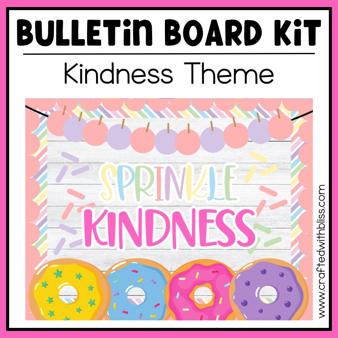 Sprinkle Kindness Bulletin Board Kit - Etsy