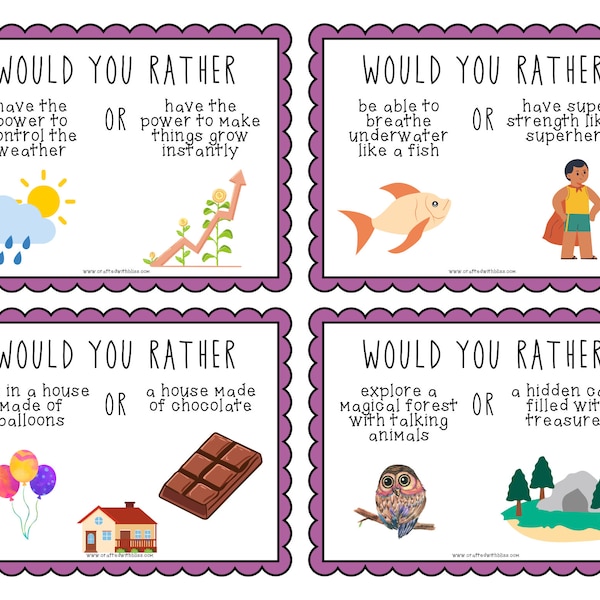 Would You Rather - Etsy