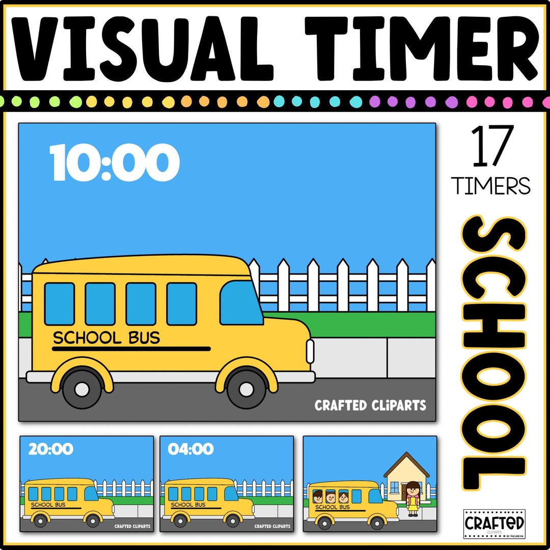 Back to School Visual Timer Classroom Management Tool Transition ...