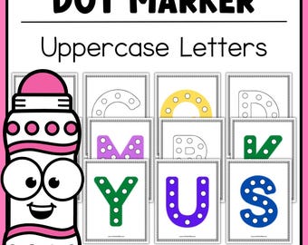 Do a Dot Alphabet Printable Trace Letters of the Alphabet Worksheet for ...