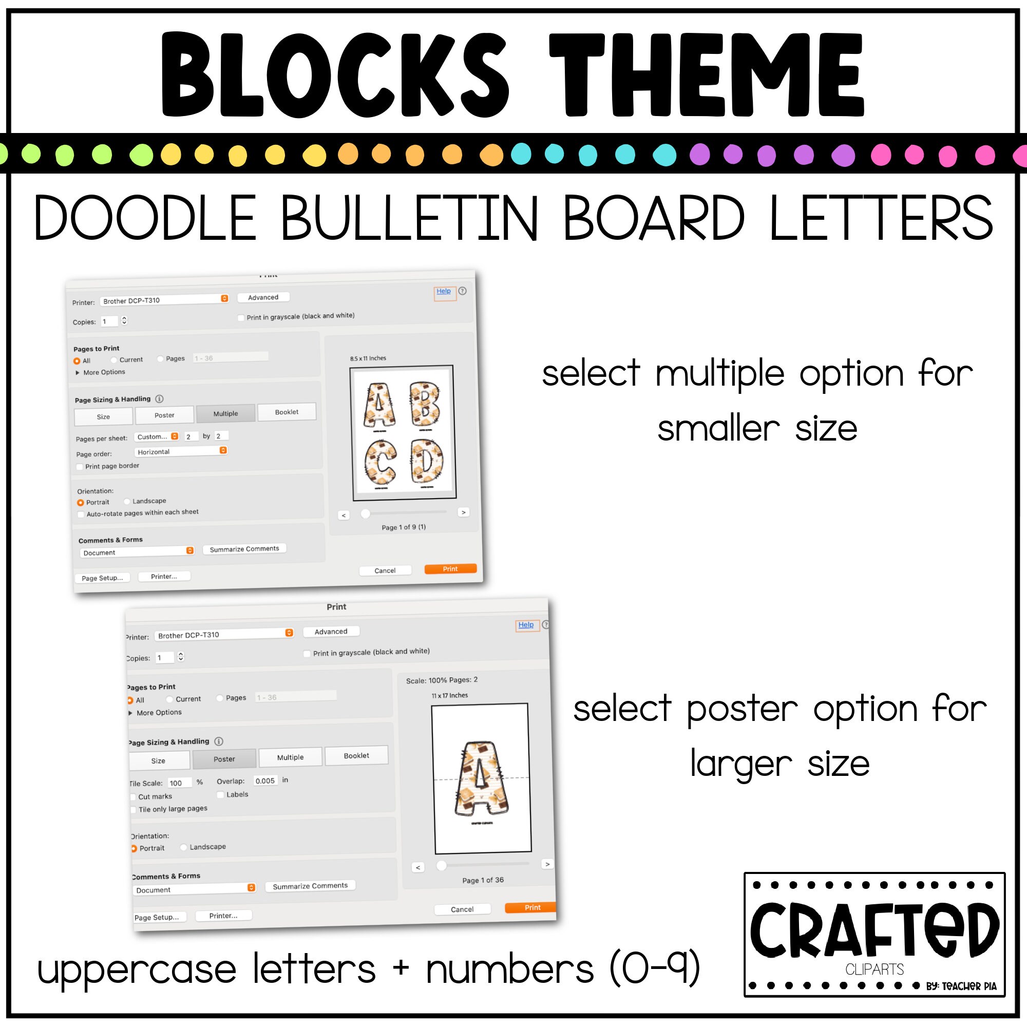Block Brick Theme Bulletin Board Letters | Door Classroom Decor ...