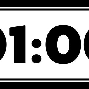 18 Black Border Digital Countdown Timers Classroom Management Tool ...