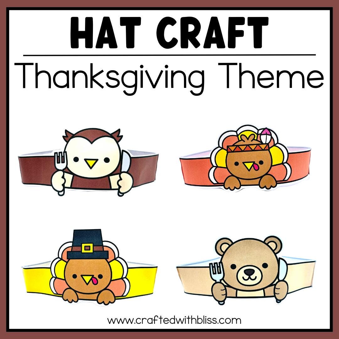 Thanksgiving Craft Hat Crown - Etsy
