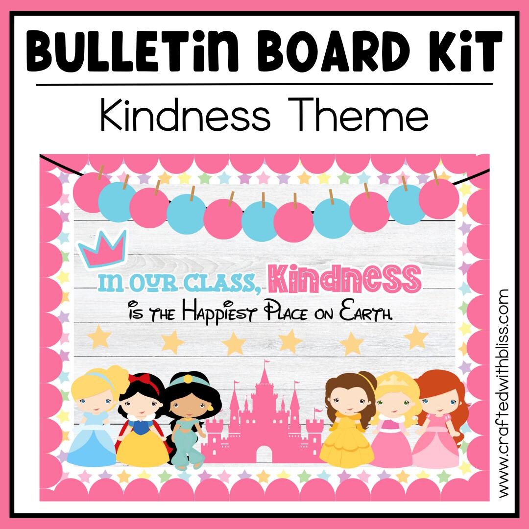 Magical Kindness Happiest Place on Earth Bulletin Board Kit - Etsy