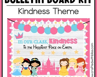 Magical Kindness Happiest Place on Earth Bulletin Board Kit - Etsy