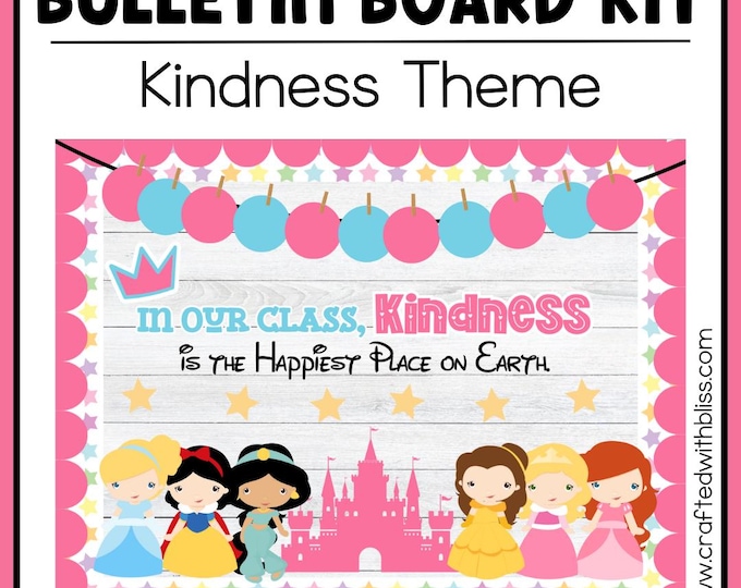 Magical Kindness Happiest Place on Earth Bulletin Board Kit - Etsy