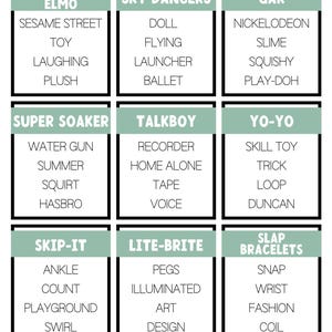 90's Theme Taboo Party Game 150 Card Fun Friday Ice Breaker Brain Break ...