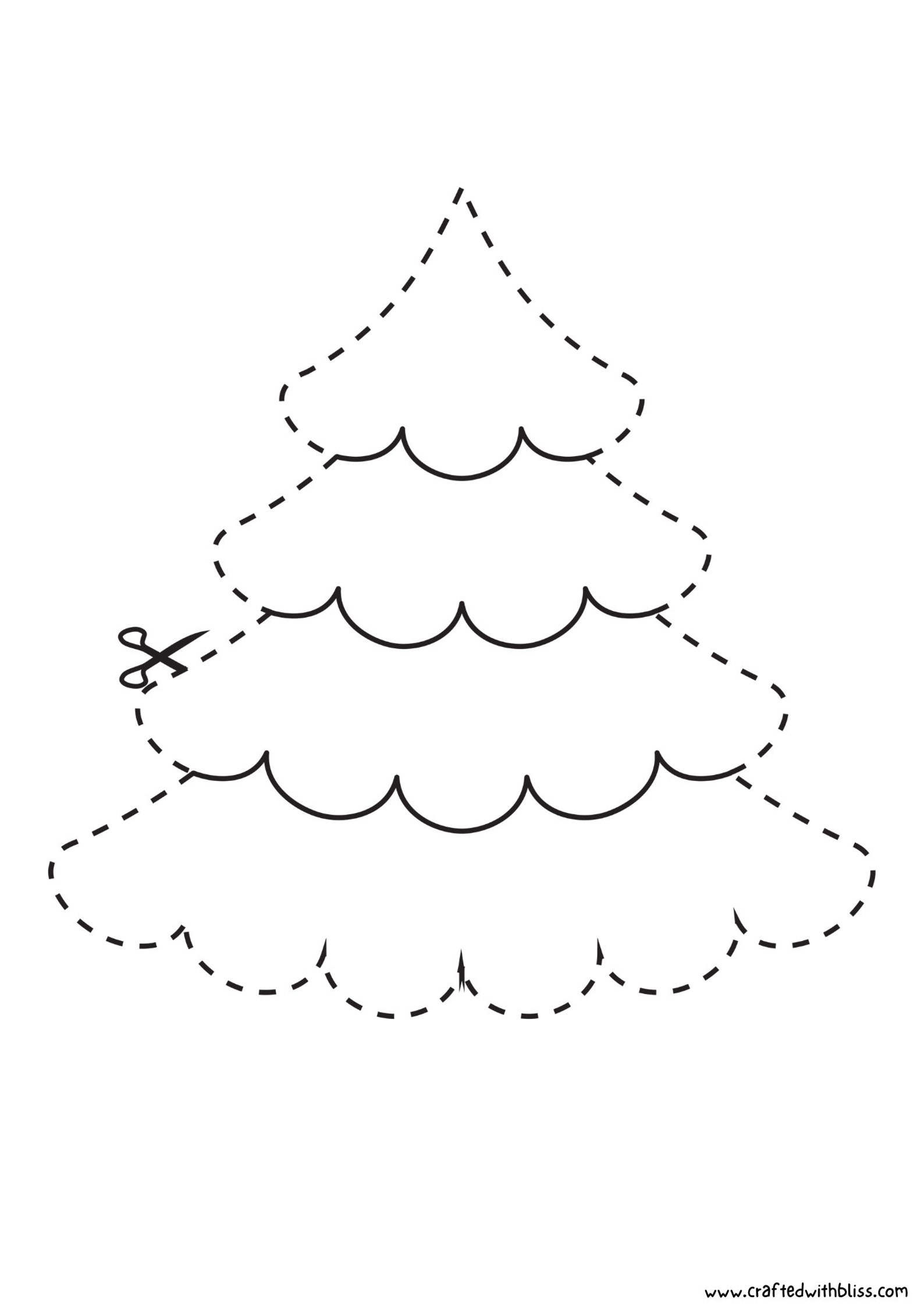 Printable Scissors Practice, Tracing Worksheets, Preschool Worksheets ...