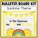 Shine & Learn Sunshine Theme Bulletin Board Kit - Etsy