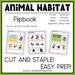 Animal Habitat Flipbook Kindergarten - Etsy