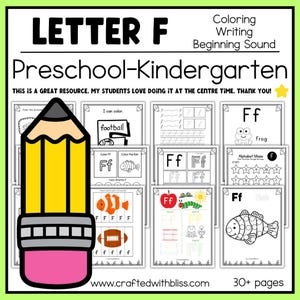 500+ PAGES NO PREP Alphabet Worksheet Mega Bundle Daycare Toddler ...