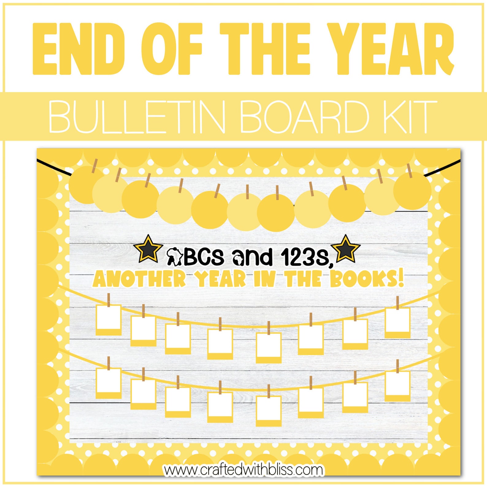 End of the Year Bulletin Board Kit Door Classroom Decor Graduation ...
