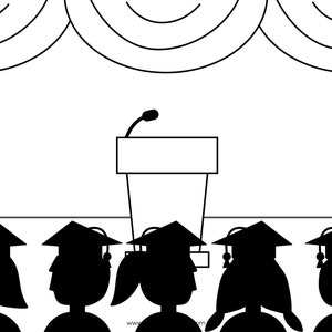 Graduation Coloring Pages for Kids Background Scene End of the Year ...