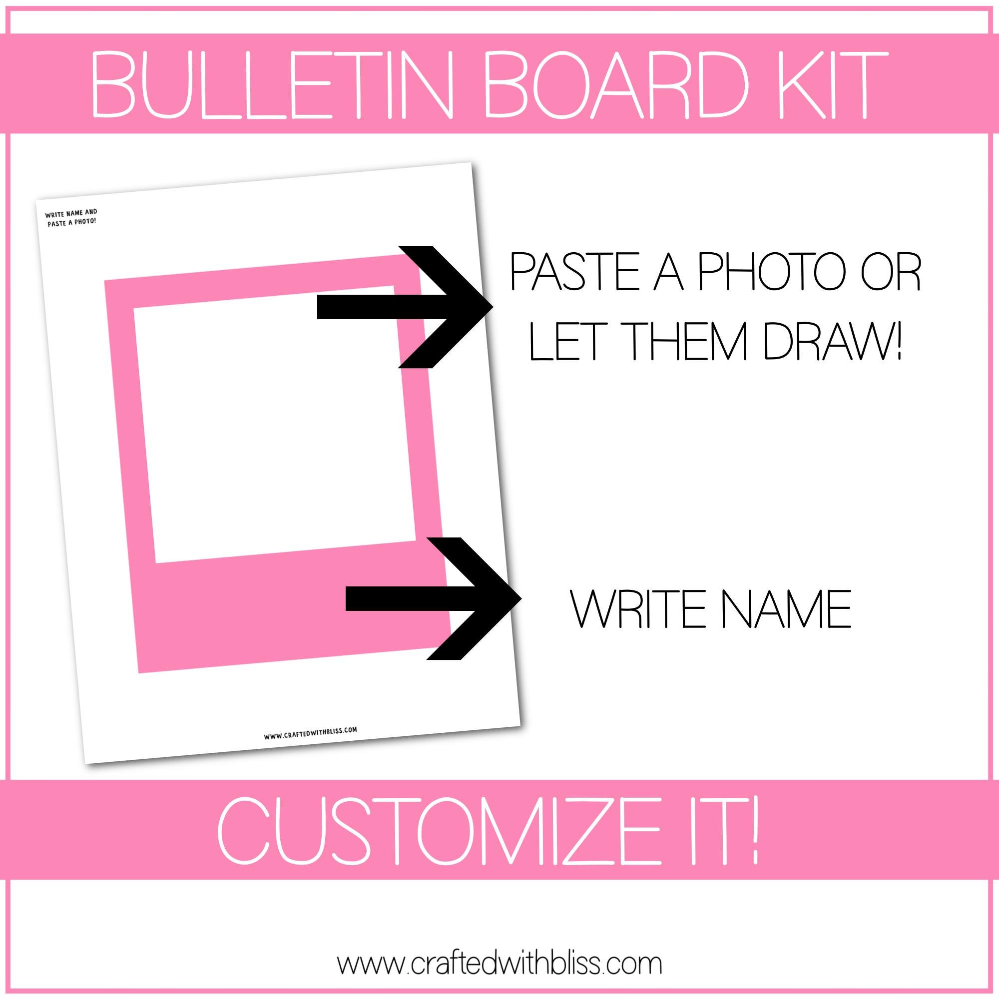 In My First Grade Era Back to School Bulletin Board Kit | Door ...