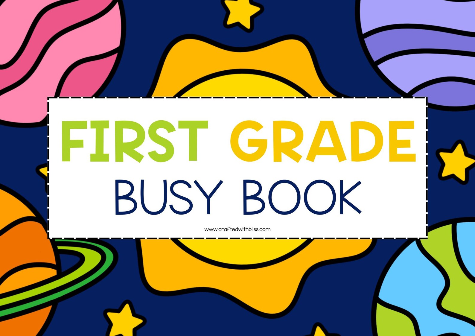 First Grade Busy Book Printable - Etsy