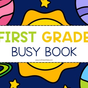 First Grade Busy Book Printable - Etsy